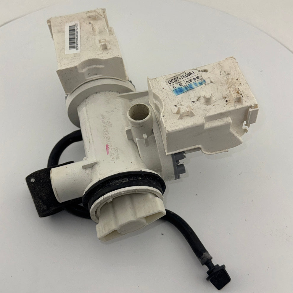 Samsung Double Drain Pump & Filter Assembly With Drain Down Hose DC97 ...